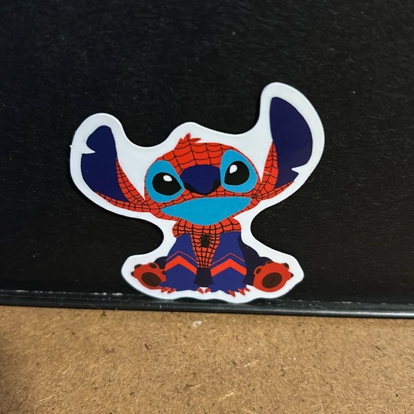 Disney | Design | Stitch As Spider Man Sticker | Poshmark